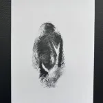 Bunny Ear ink Prints - Angel Paws